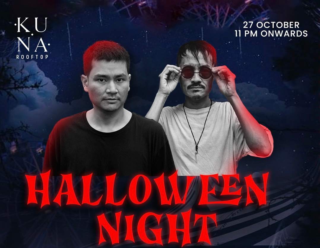 Alam B2B Raysoo - All Night Long (Halloween Night) at Kuna Rooftop ...