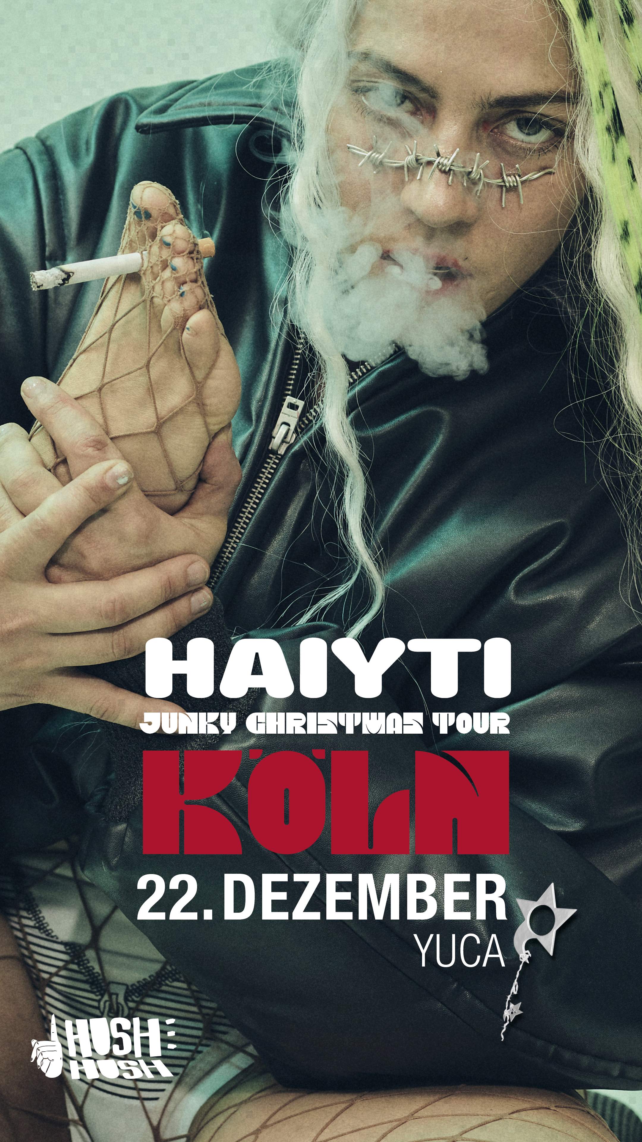 Haiyti - JUNKY Christmas Tour 2023 at Yuca Club, Cologne
