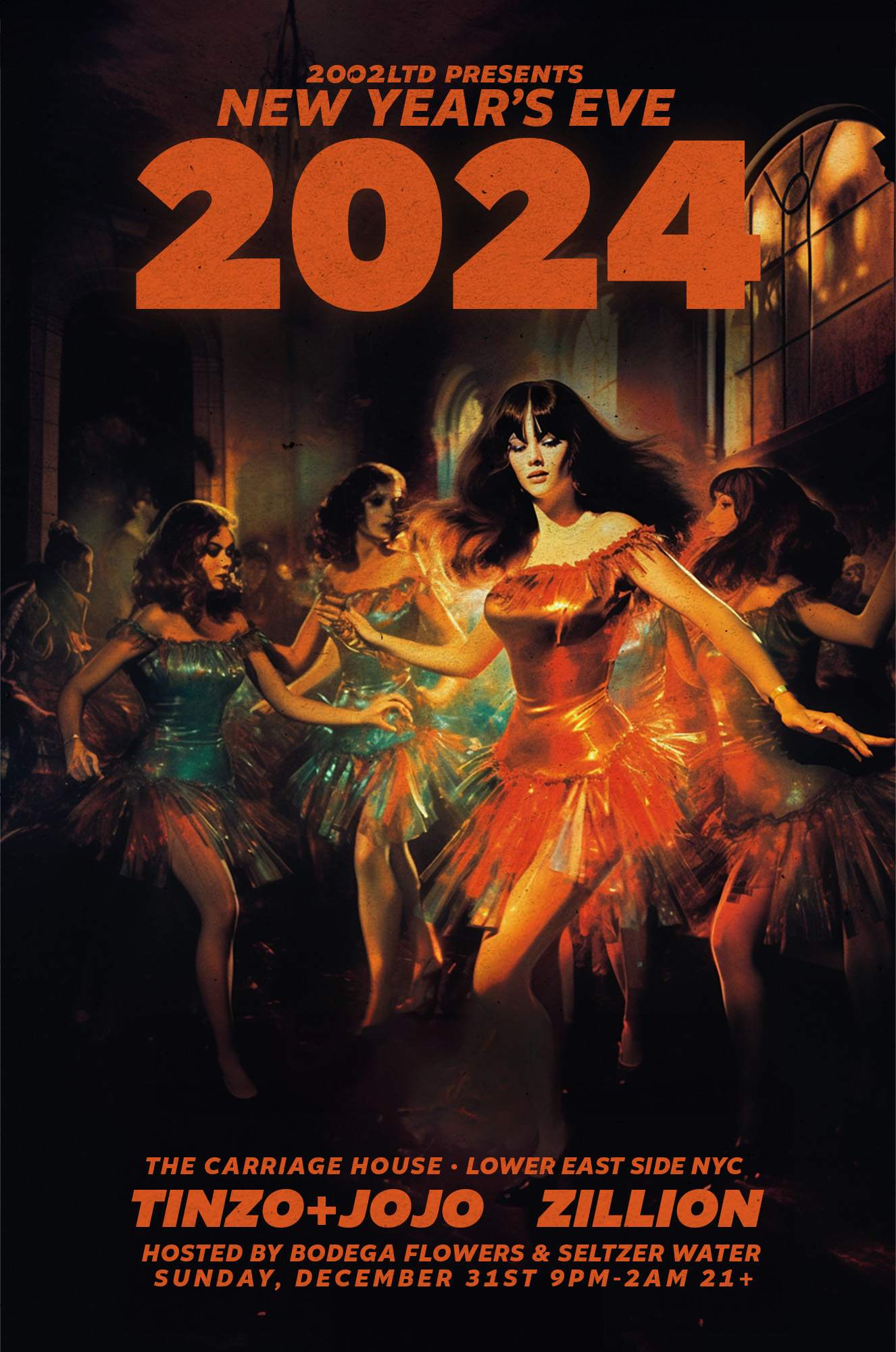 New Year's Eve with Tinzo + Jojo at TBA - Carriage House LES, New York City