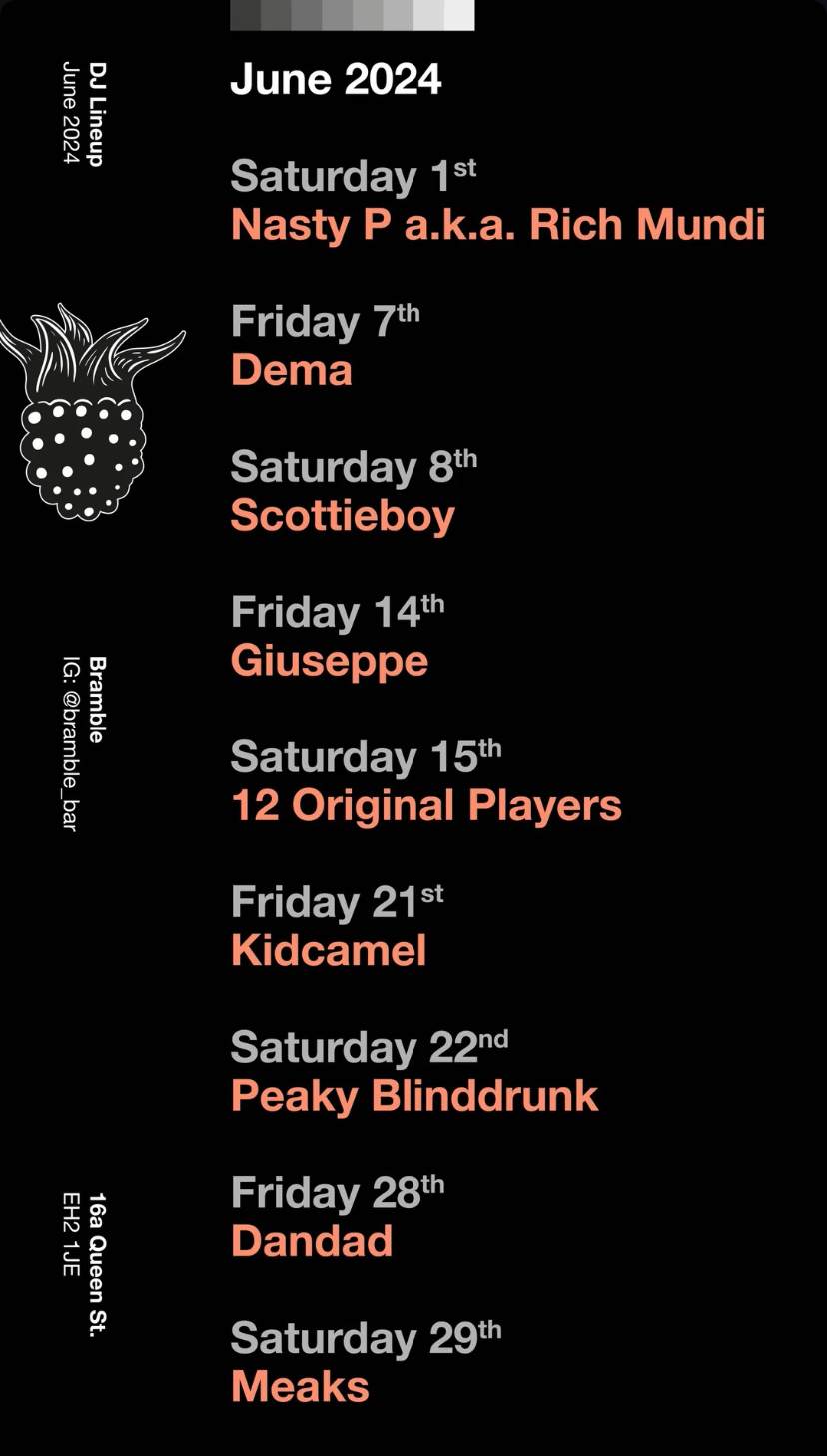 Dandad at Bramble, Edinburgh