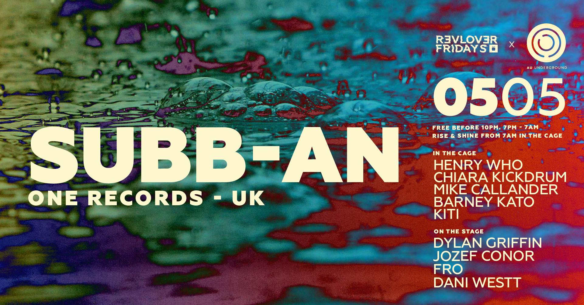 Subb-an (UK) — AU Underground & Revolver Fridays bei Revolver Upstairs ...