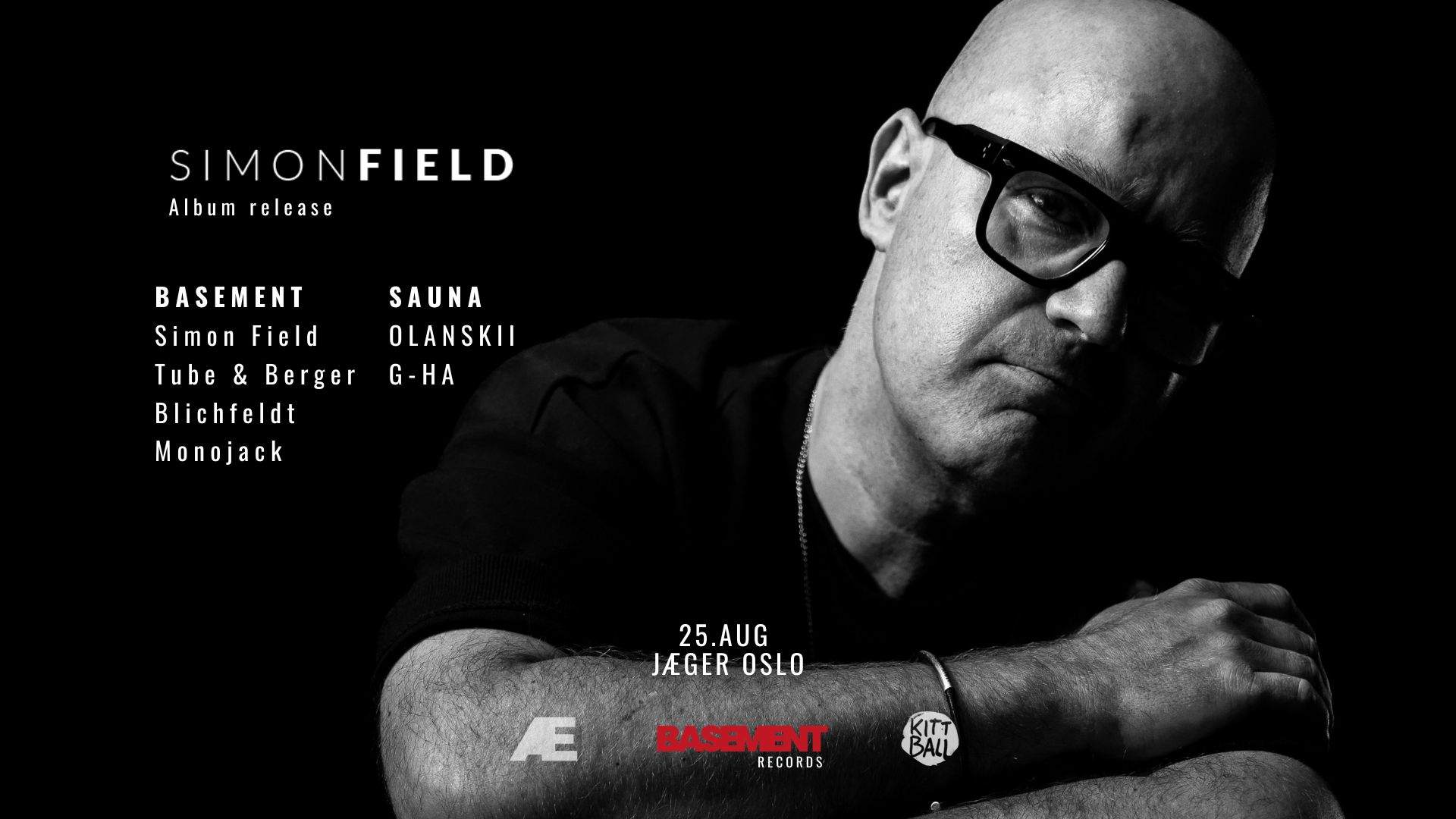 Simon Field - Need No Music - Album release with guests at Jaeger, Oslo