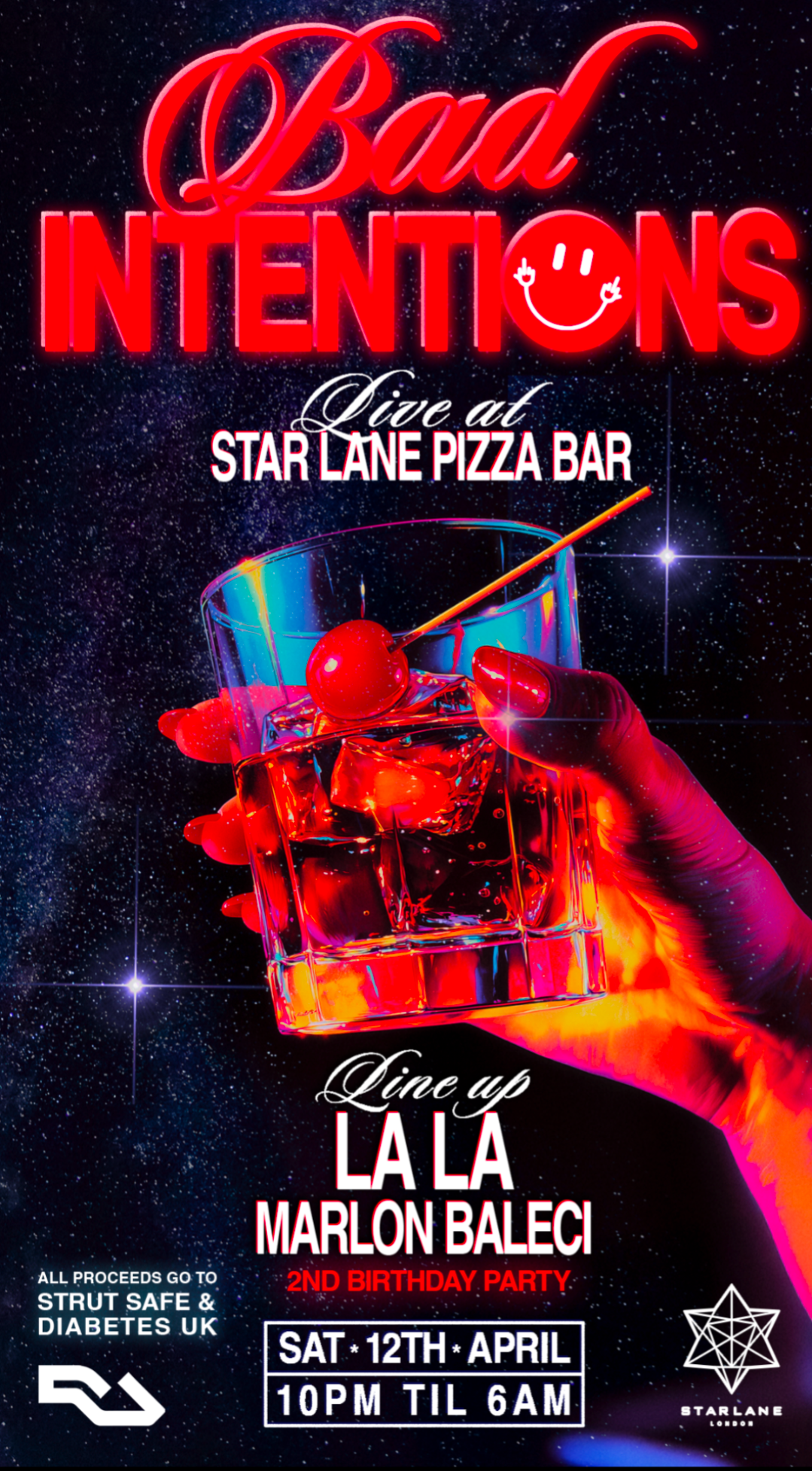 Bad Intentions 2nd Birthday: La La + Marlon Baleci (FUNDS RAISED FOR ...