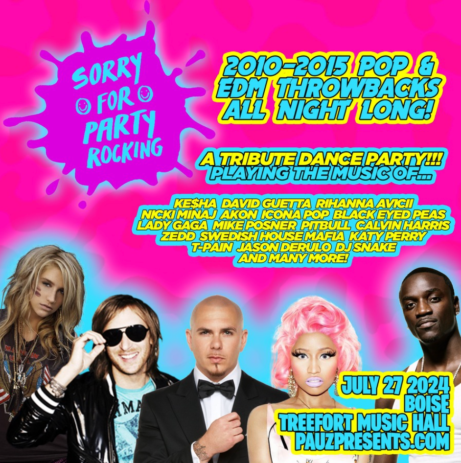 SORRY FOR PARTY ROCKING (2010 - 2015 Pop & EDM All Night Long) at ...