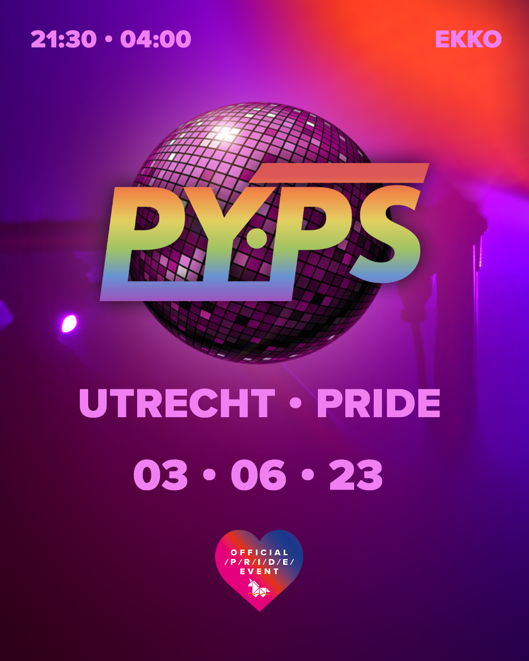 PY•PS Pride at Ekko, Utrecht