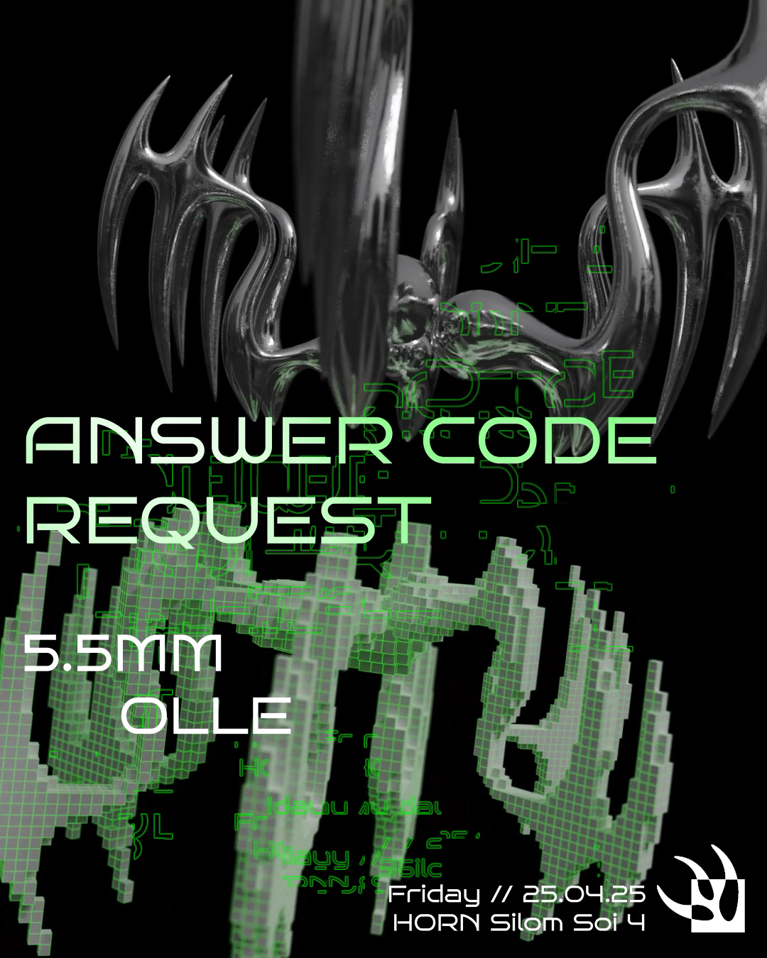 Horn presents Answer Code Request / OLLE / P.O.T at Horn, Bangkok