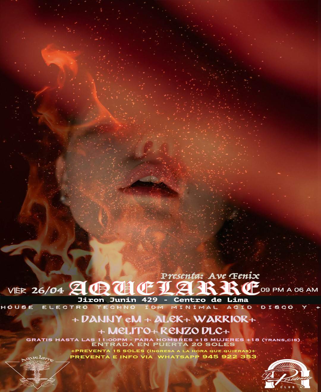 AQUELARRE (Coven) pres. Ave Fenix (underground ritual) bei Aquelarre en ...
