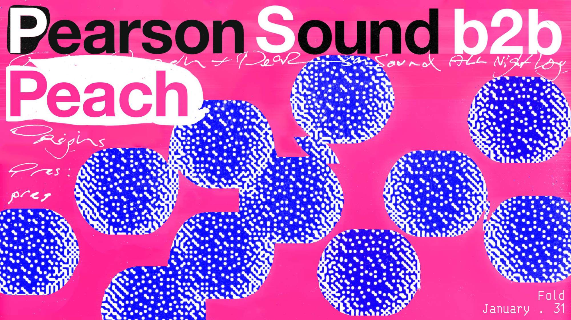 Origins: Pearson Sound b2b Peach (All Night Long) + Chez de Milo ...