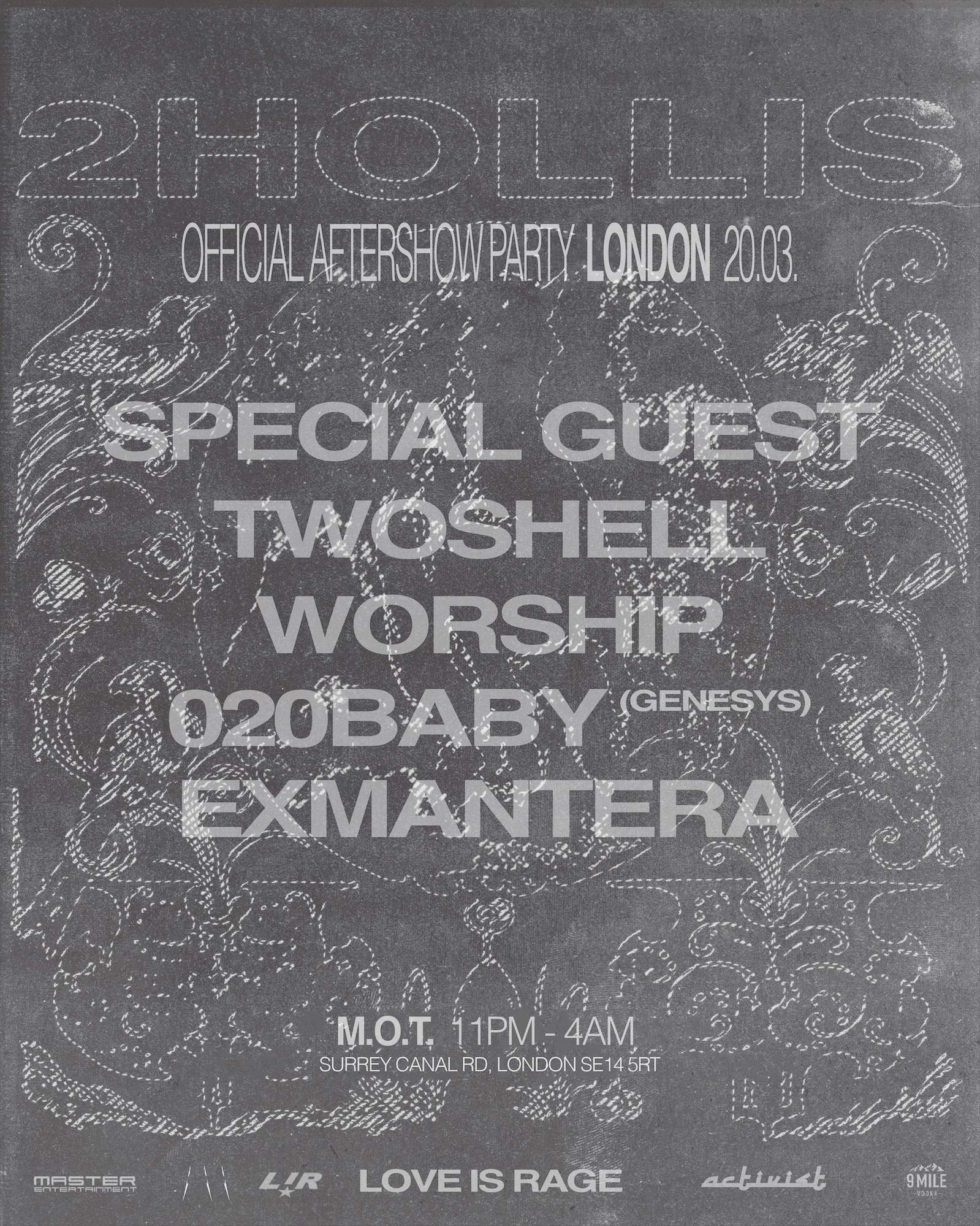 2Hollis Afterparty: 2hollis, Two Shell, Special Guest, Worship, 020baby ...