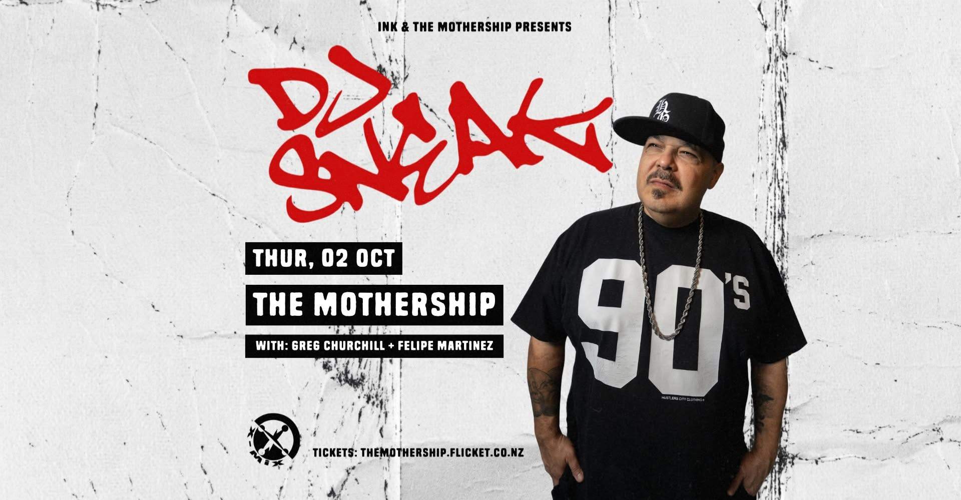 DJ Sneak (USA) Greg Churchill ,Felipe Martinez bei The Mothership, Auckland