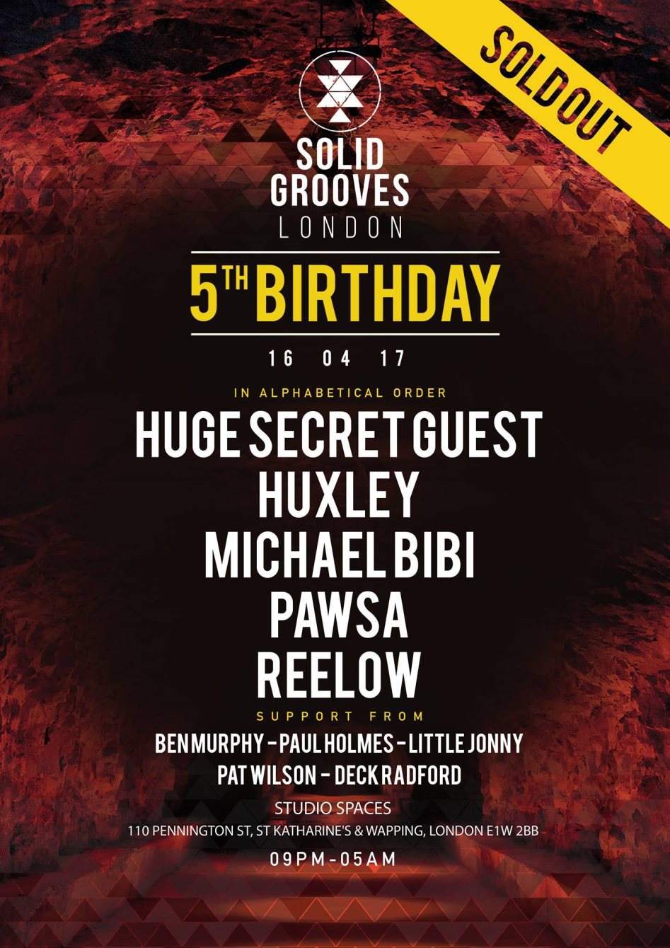 Solid. Grooves - London - 5 Years of Grooving at E1, London