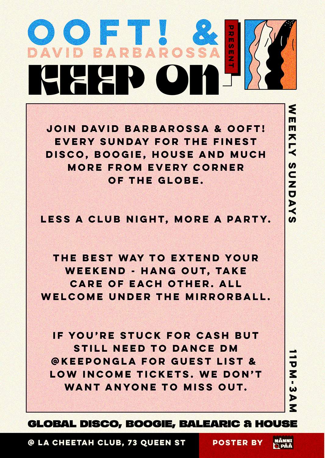 KEEP ON with OOFT! & David Barbarossa at La Cheetah Club, Glasgow