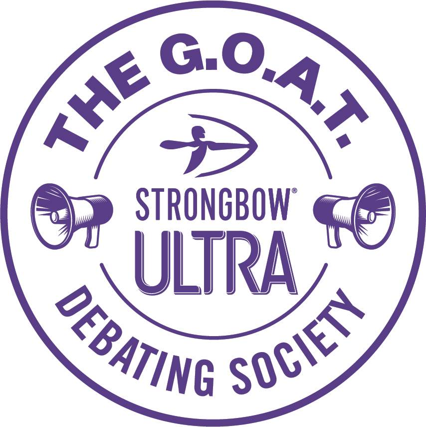 Strongbow ULTRA G.O.A.T Celebrity Debating Society at Shoreditch ...