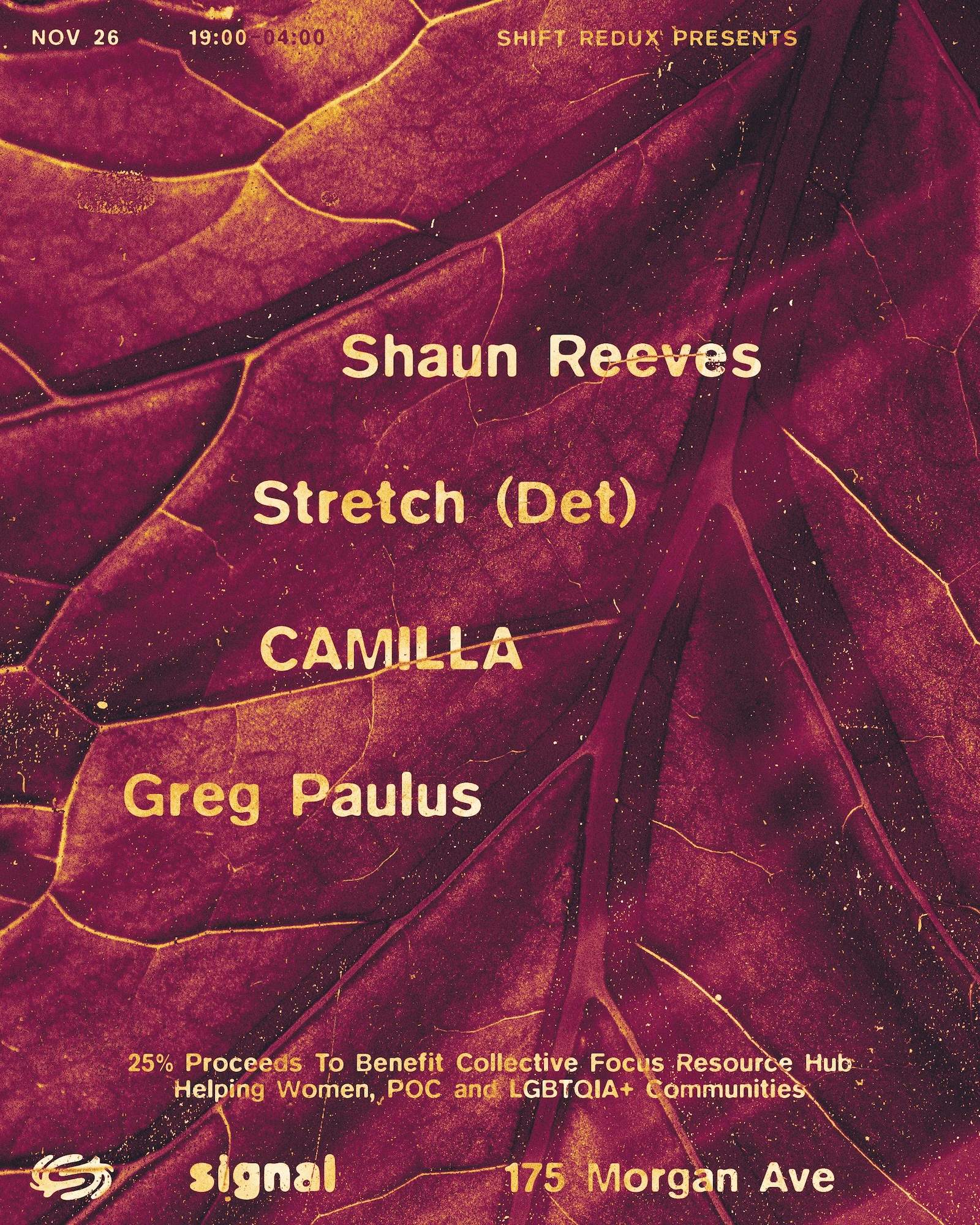 Thanksgiving Eve: Shaun Reeves, Stretch (Det), Greg Paulus, CAMILLA at ...