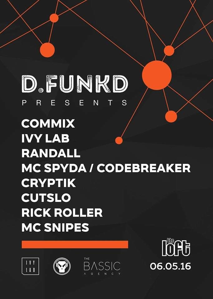 [CANCELLED] D.Funkd: Commix, Ivy Lab, Randall, MC Codebreaker, MC Spyda ...