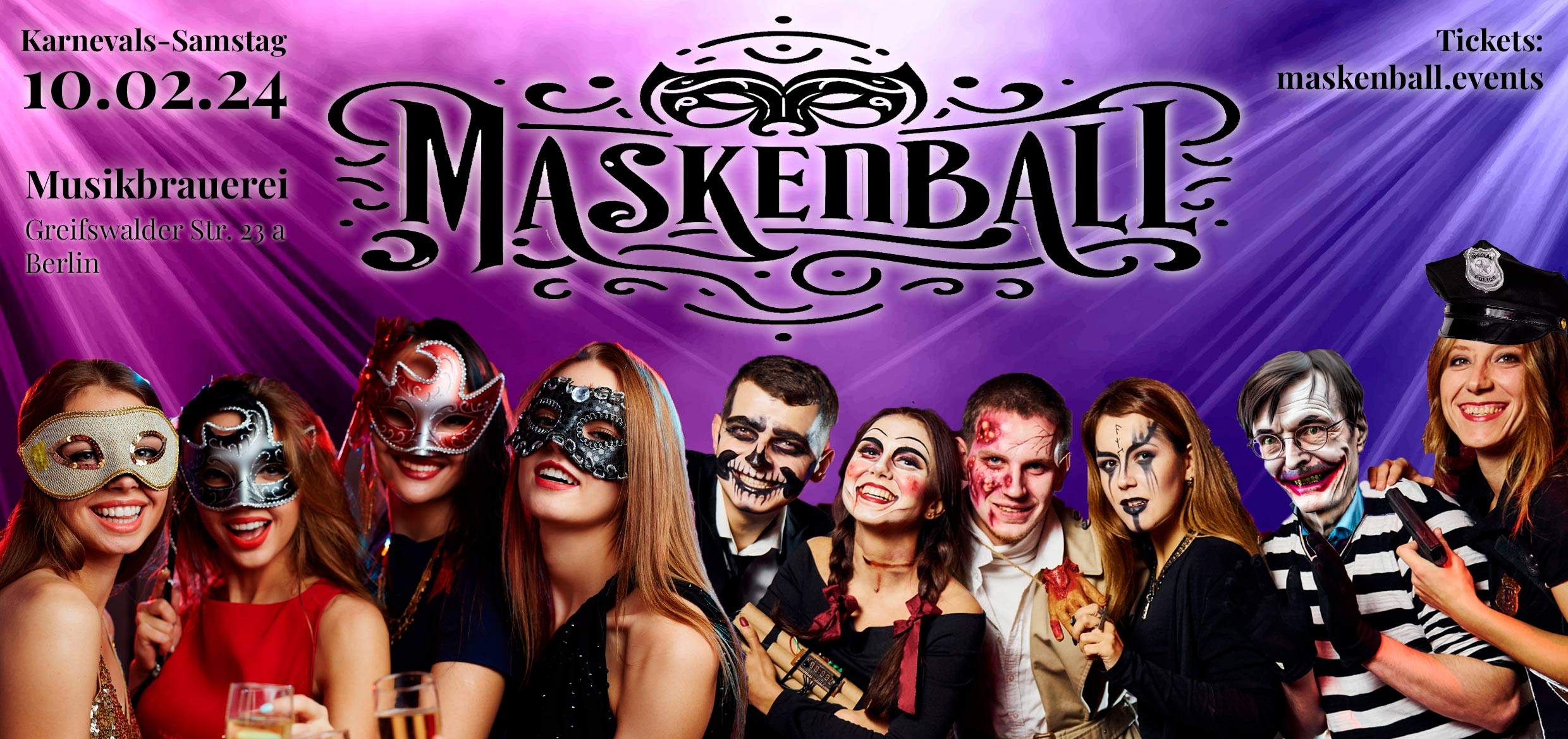 Maskenball at Greifswalder Straße 23a, Berlin