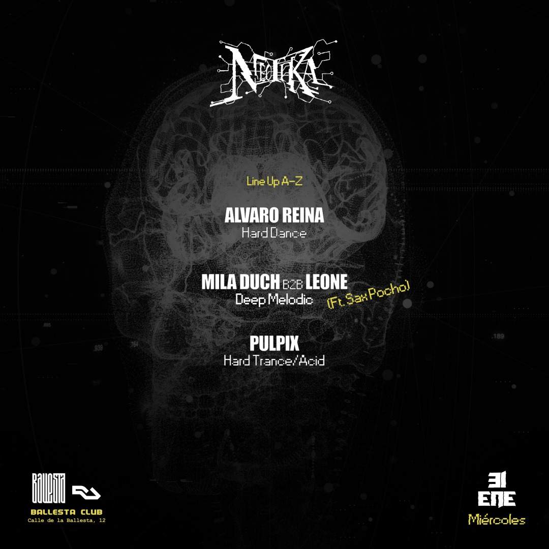 NEOTIKA: Alvaro Reina + Mila Duch B2B Leone + Pulpix bei Ballesta Club ...