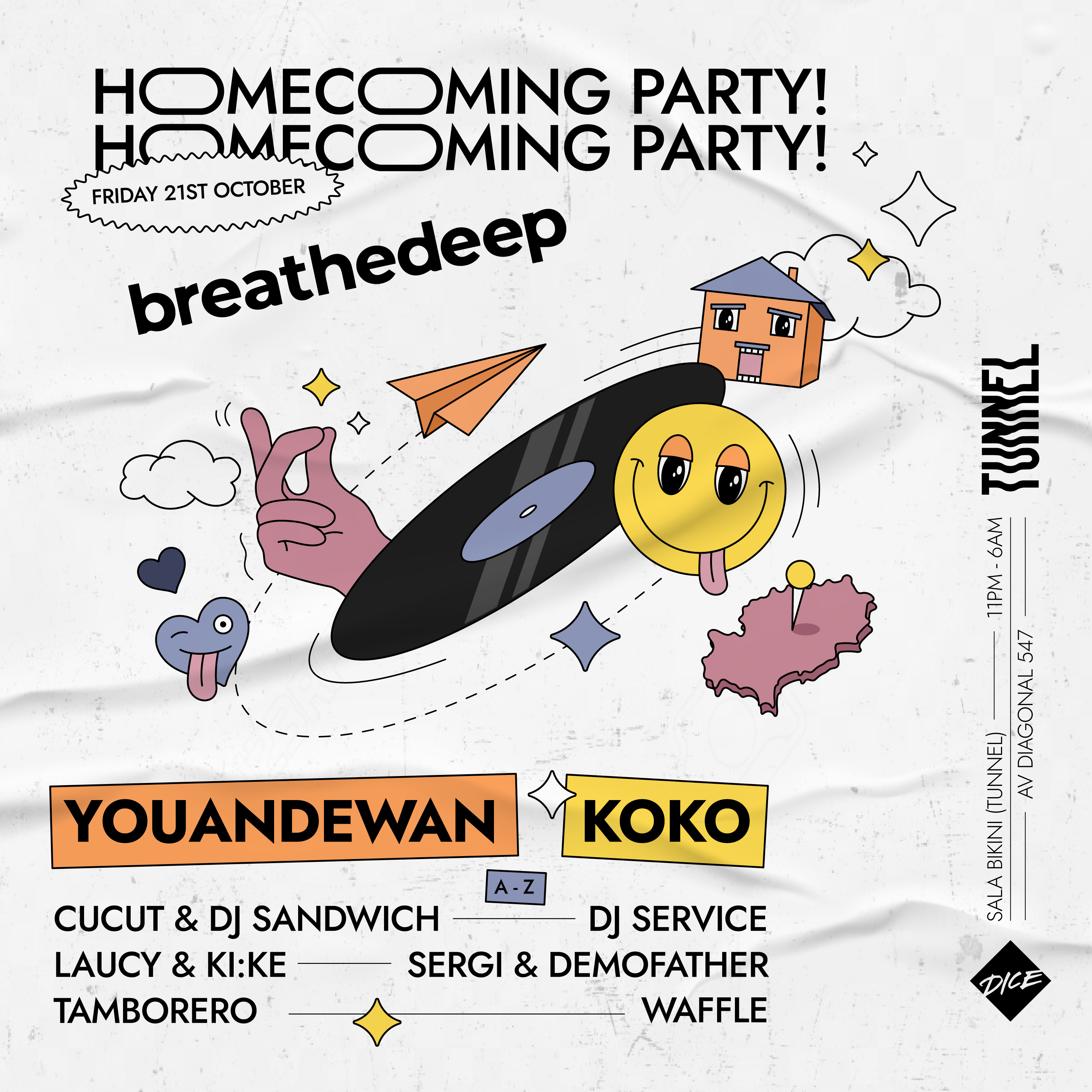 BREATHEDEEP HOMECOMING PARTY at Bikini Club, Barcelona