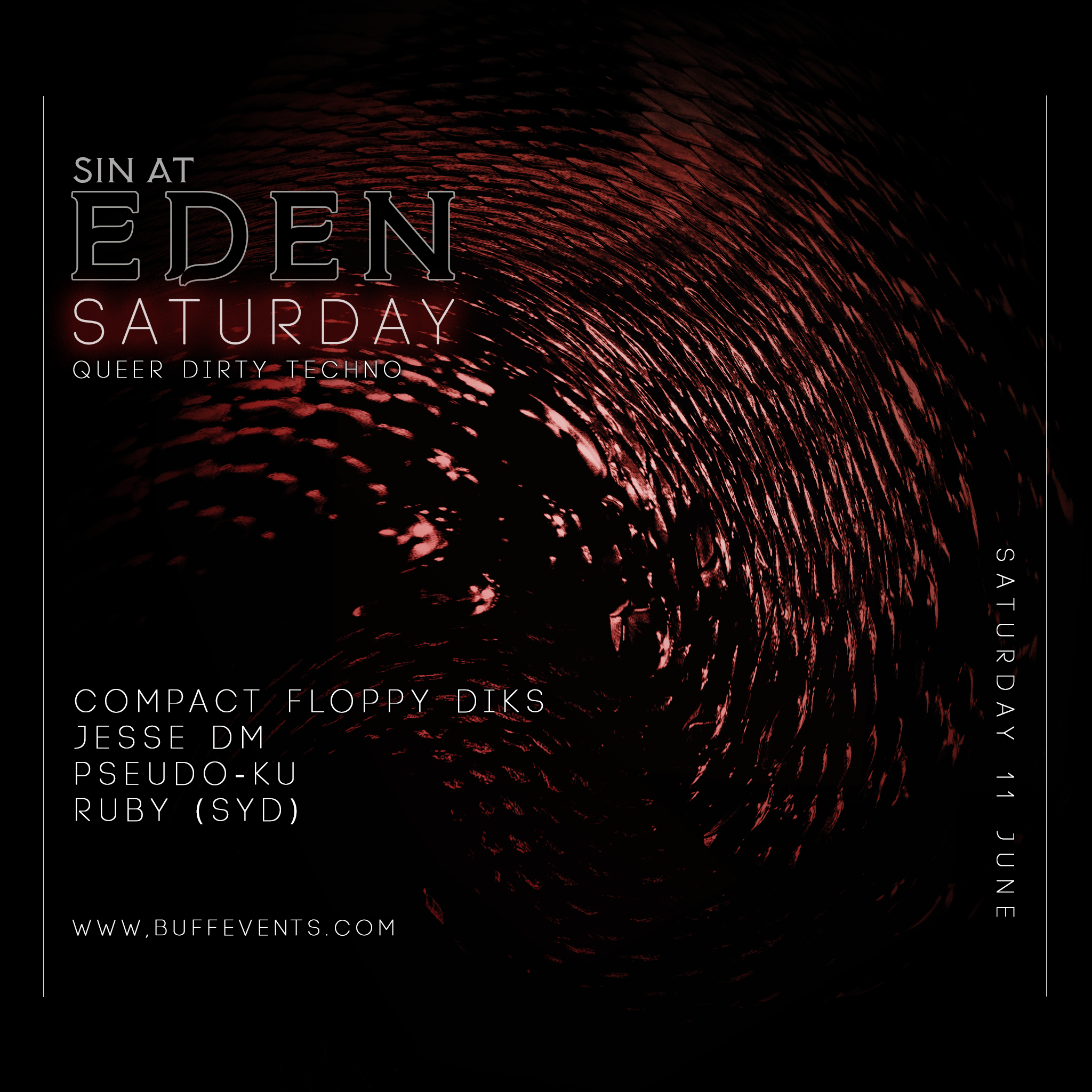 EDEN - Saturday 11 June 2022 - feat. Pseudo-ku / Jesse DM / Ruby (SYD ...