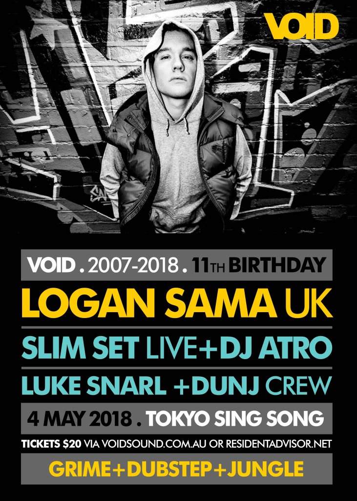 Void 11th Birthday feat. Logan Sama at Tokyo Sing Song, Sydney