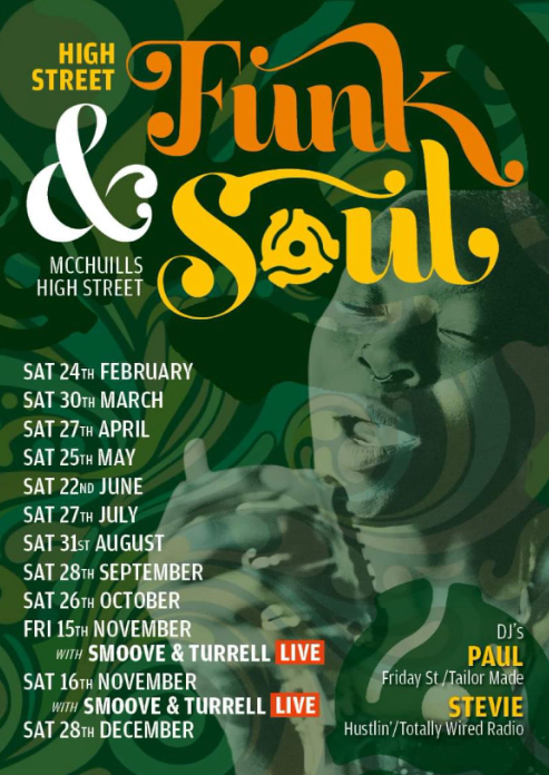 High Street Funk & Soul en McChuills Music Bar, Glasgow