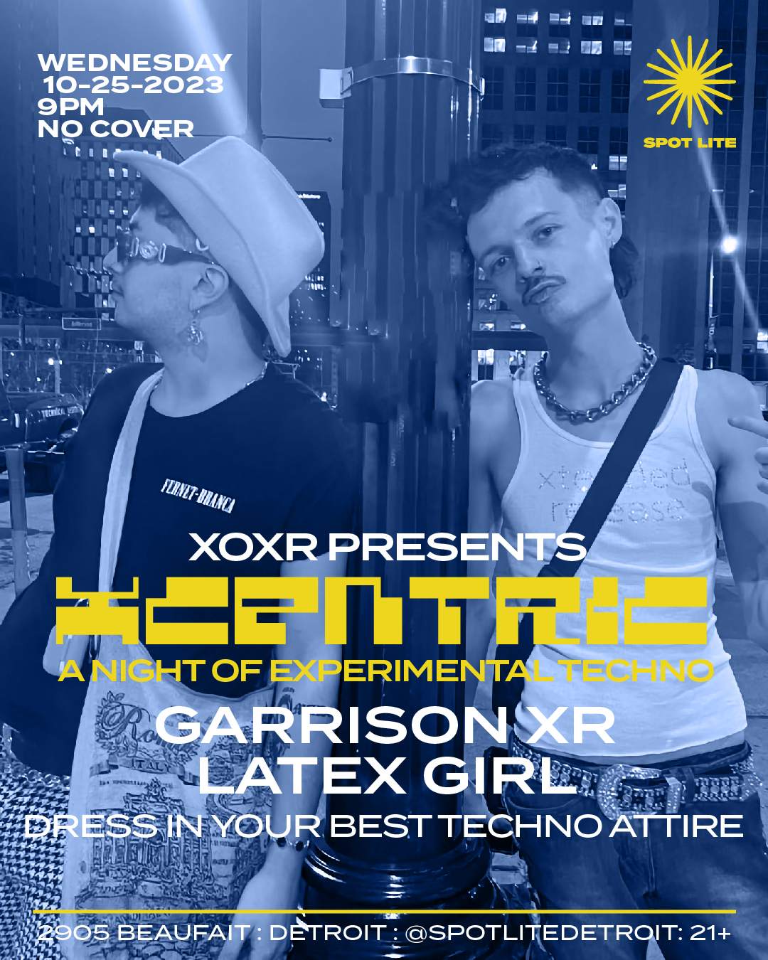 No Cover XOXR presents XCENTRIC - A Night of Experimental Techno at ...