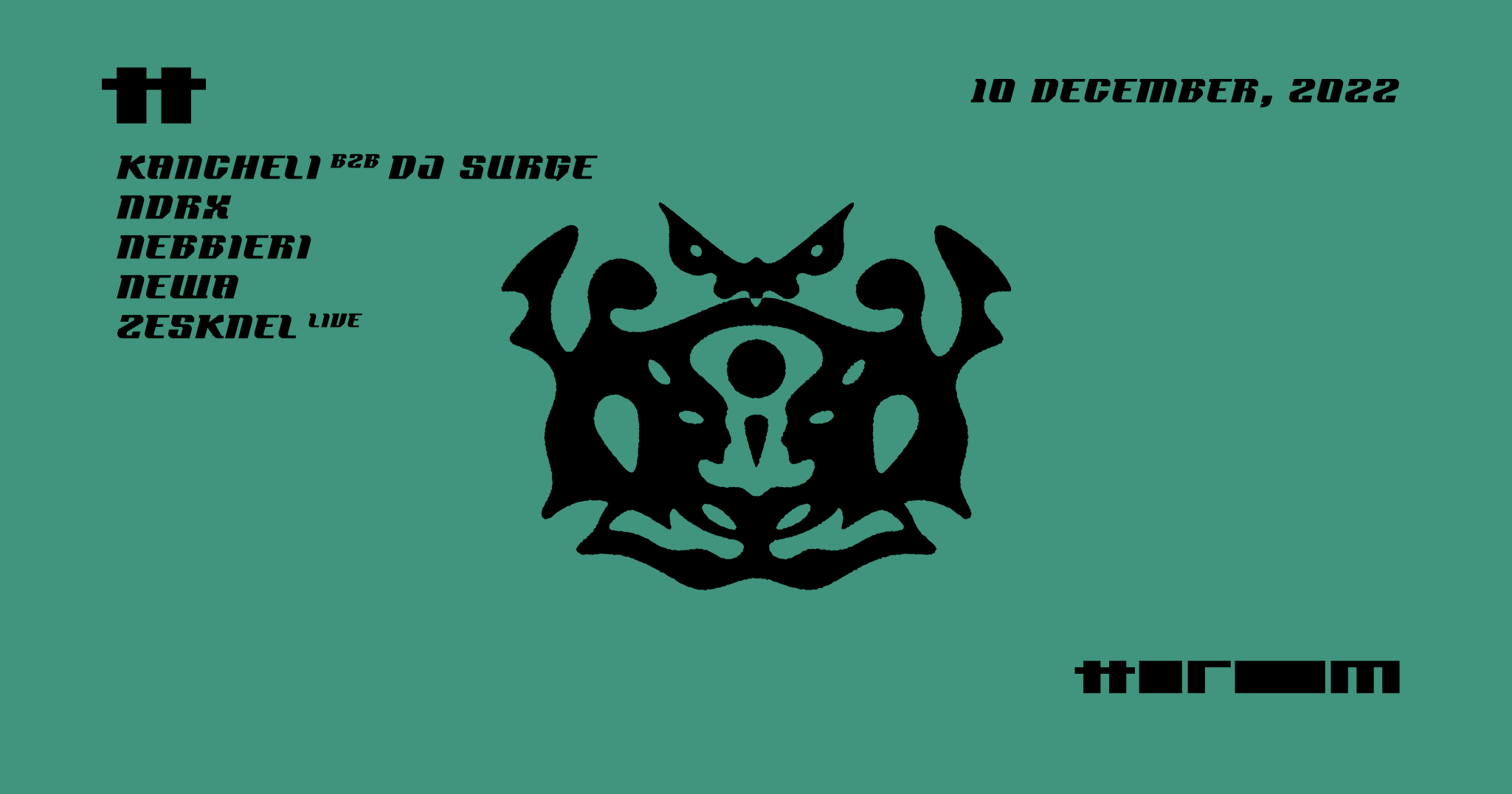 Horoom: Kancheli // DJ Surge // Ndrx // Newa // nebbieri // Zesknel en Bassiani, Tbilisi