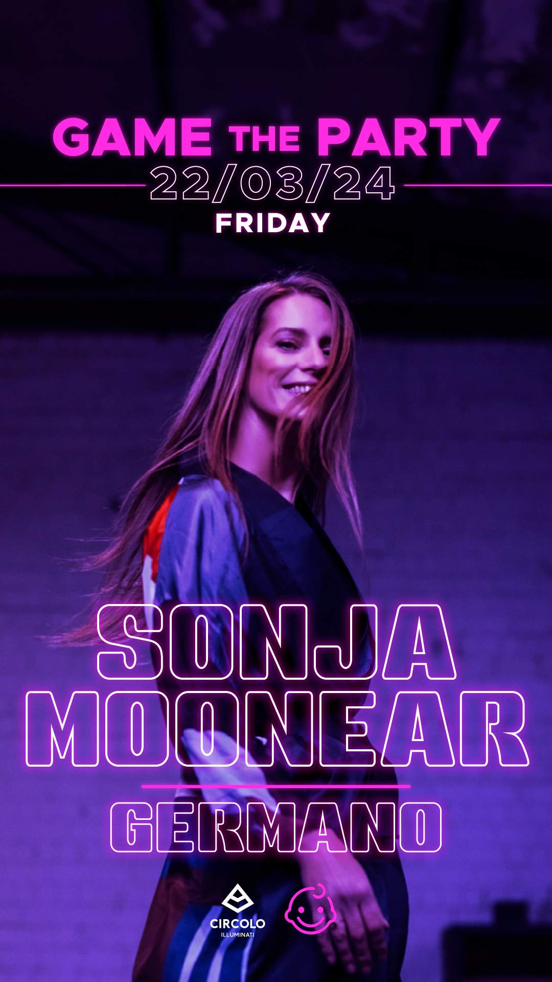 GAME THE PARTY: Sonja Moonear at Circolo degli Illuminati, Rome