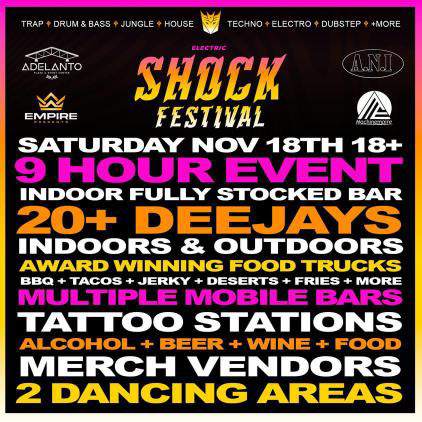 Electric Shock Festival at TBA - Adelanto Stadium & Event Center, Los ...