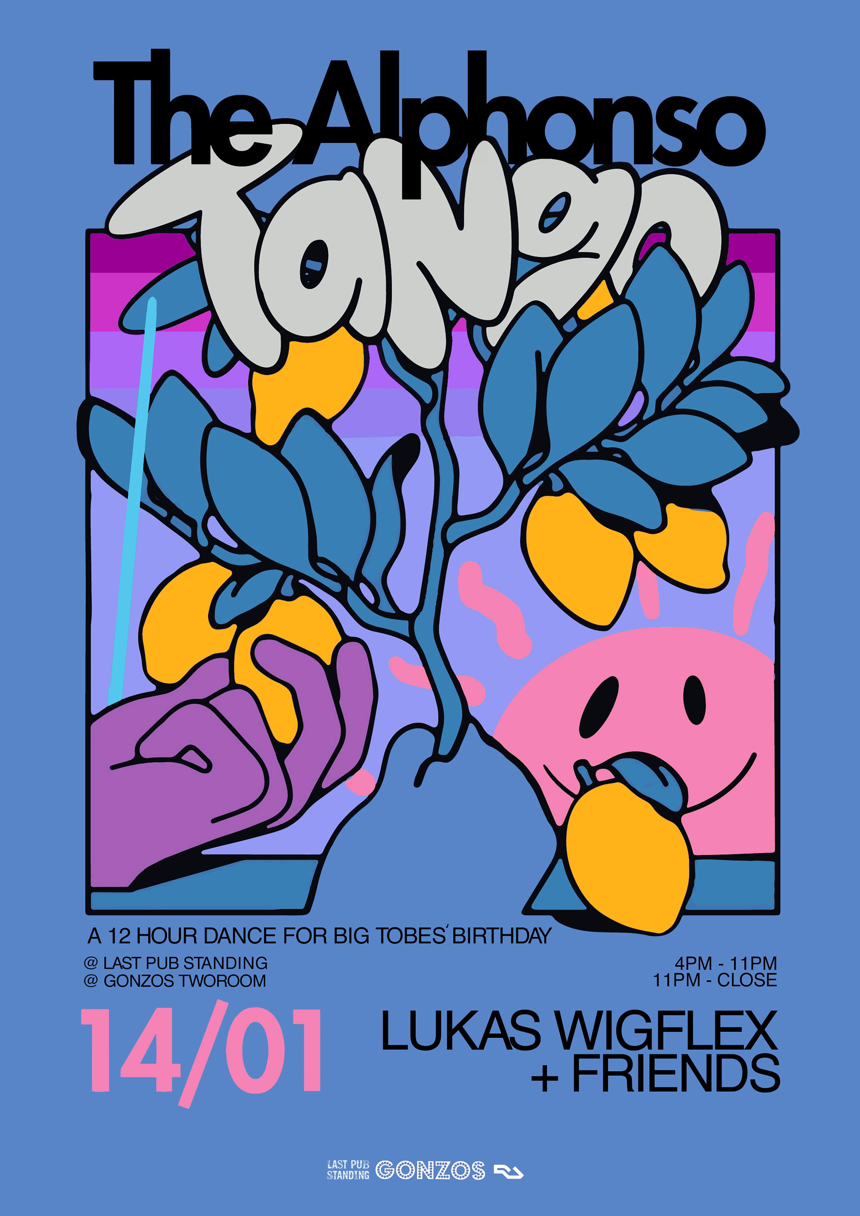 The Alphonso Tango with Lukas Wigflex: Big Tobes' 28th at Gonzo's Two ...