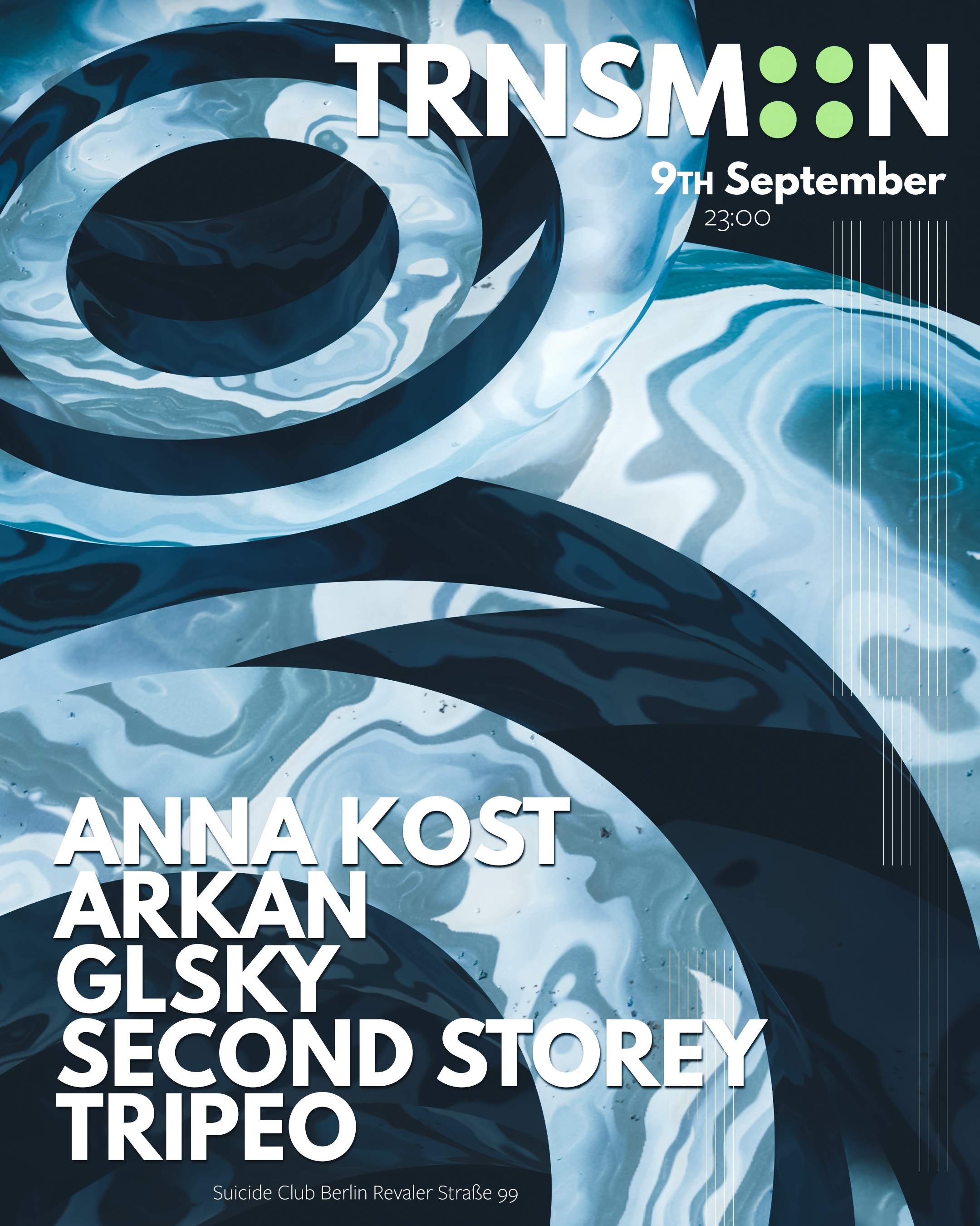 TRANSMI:ION BERLIN #28 w/ Tripeo, Arkan, Second Storey, Anna Kost and ...