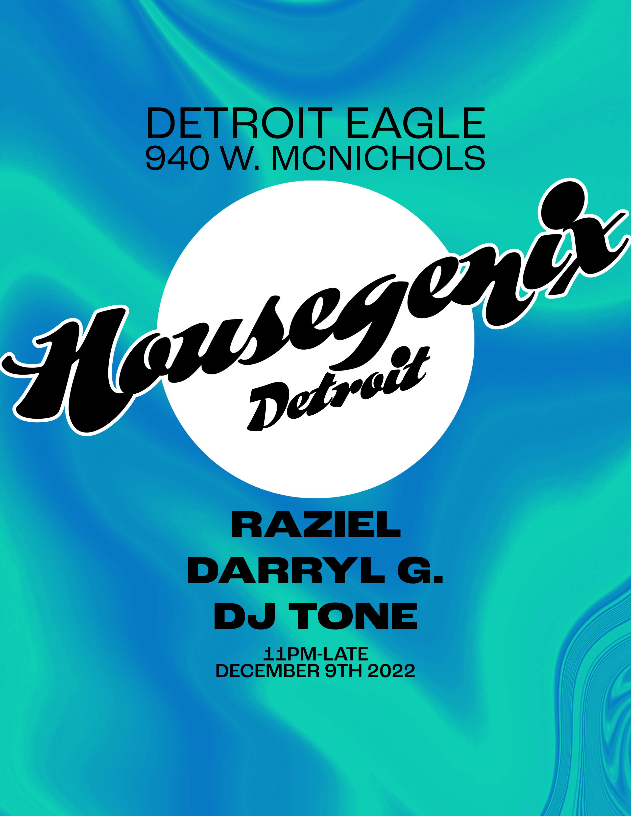 Housegenix Detroit - DETROIT EAGLE at Menjo's, Detroit