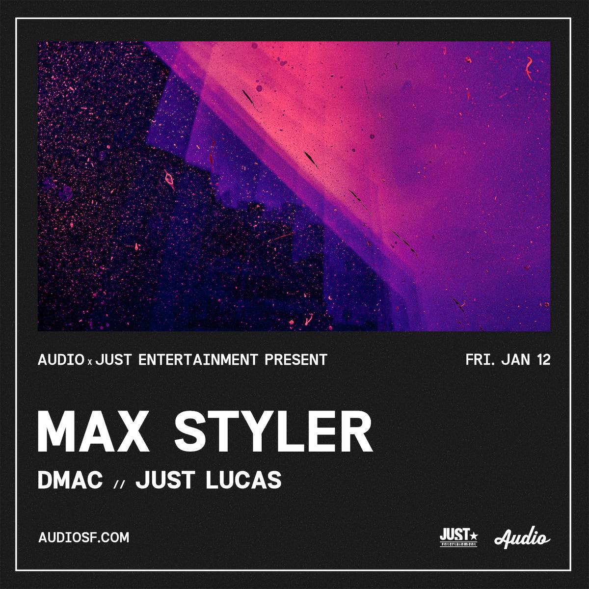 Max Styler at Audio SF, San Francisco/Oakland