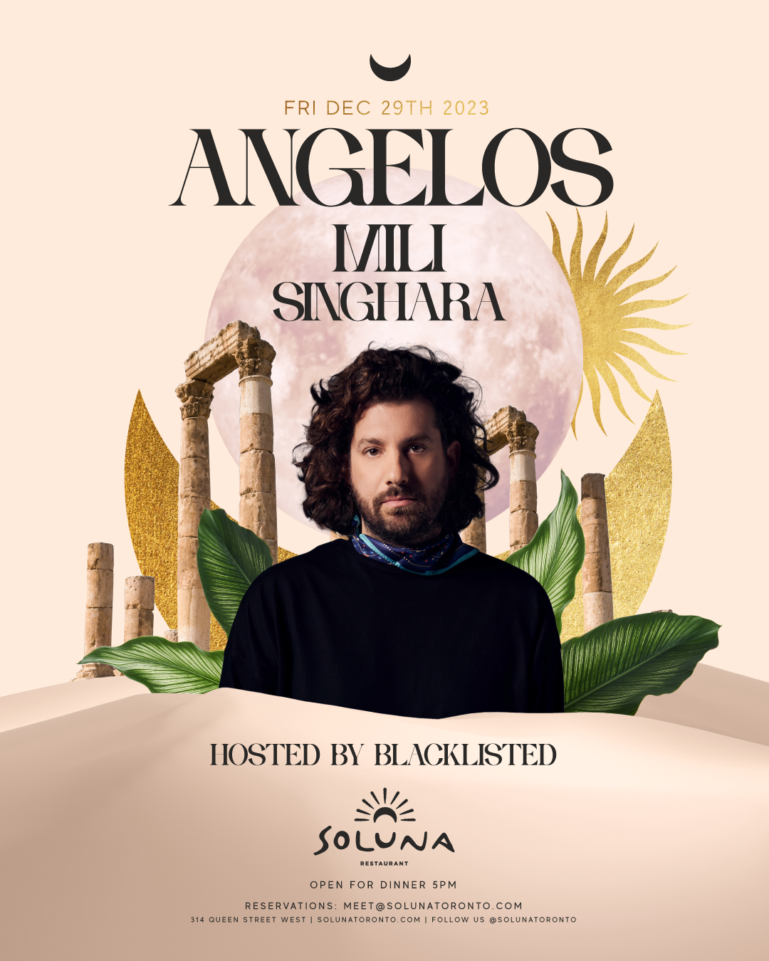 Soluna presents Angelos at Soluna, Toronto