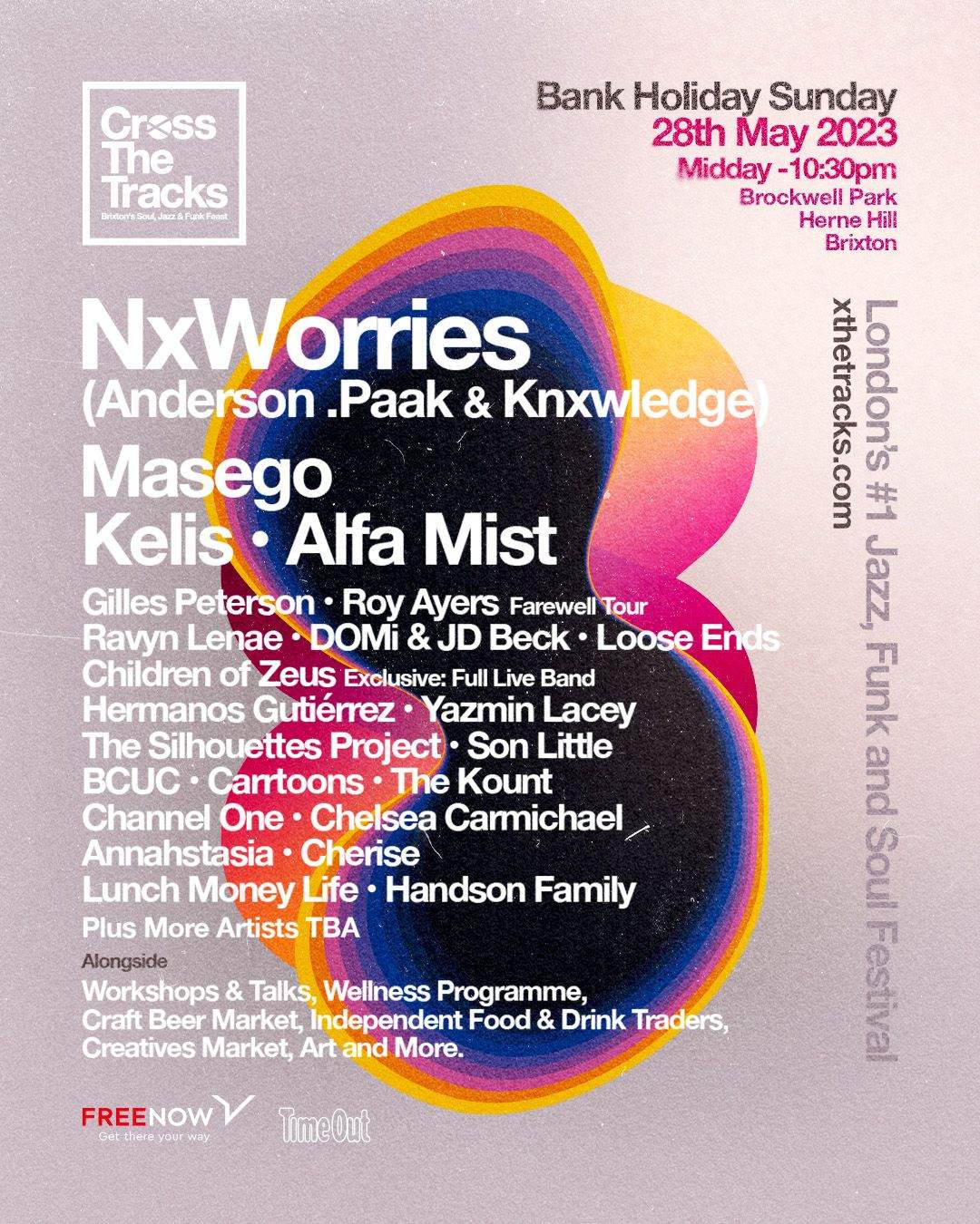 Cross The Tracks Festival 2023 at Brockwell Park, London