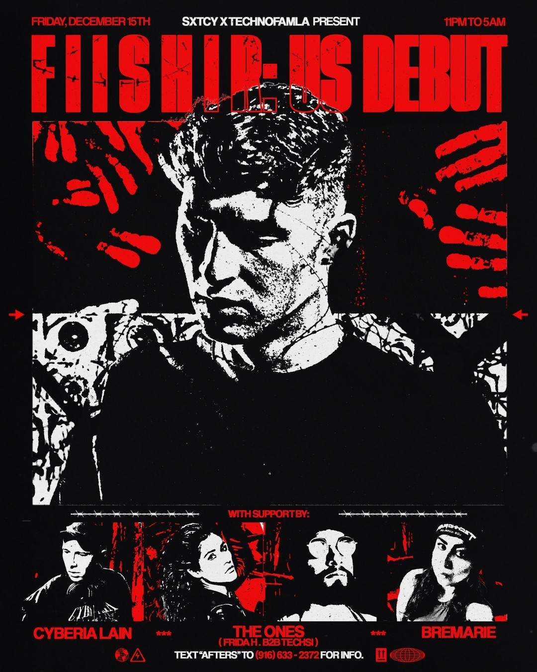 Technofamla X SXTCY present FIISHIR (US debut) at TBA, Los Angeles