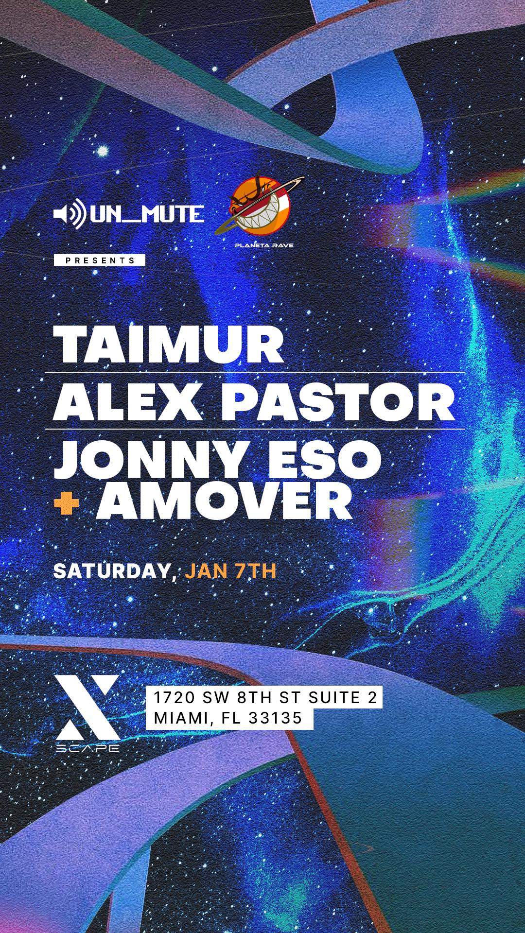 Taimurs Bday by Un_Mute & Planeta Rave at TBA, Miami