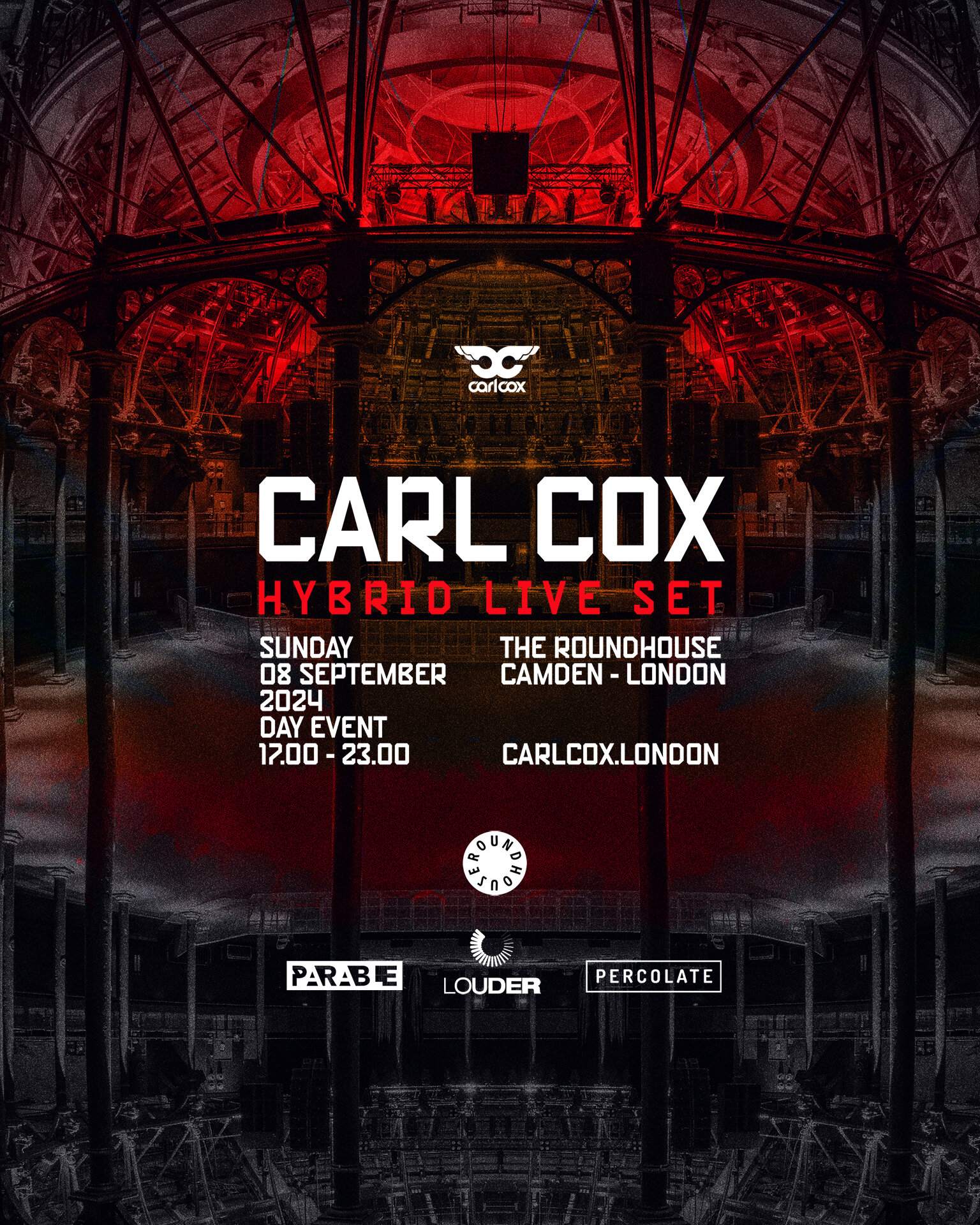 Carl Cox (Hybrid Live Set) + Guests at The Roundhouse, London