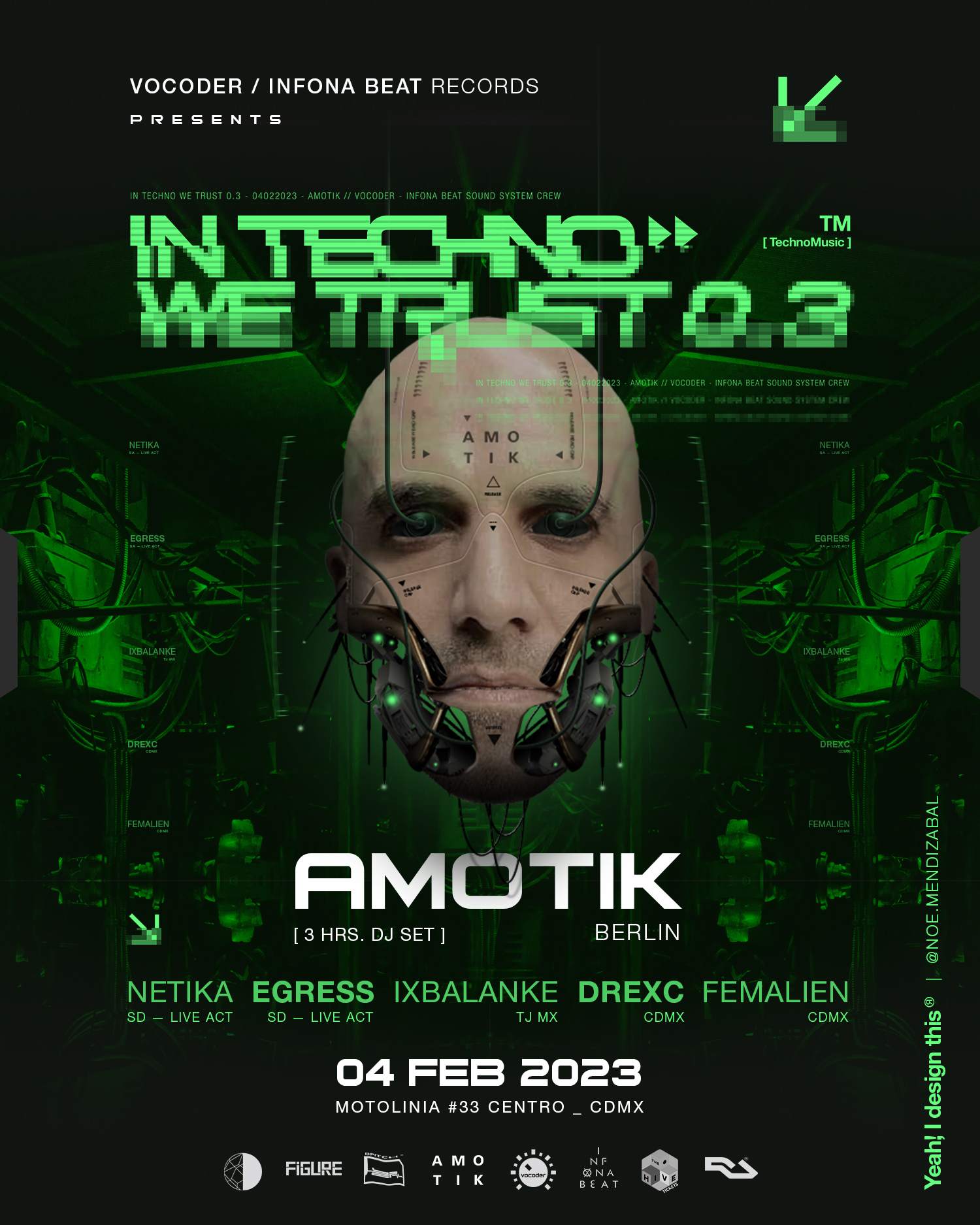 IN TECHNO WE TRUST 0.3 at Pasagüero, Mexico City