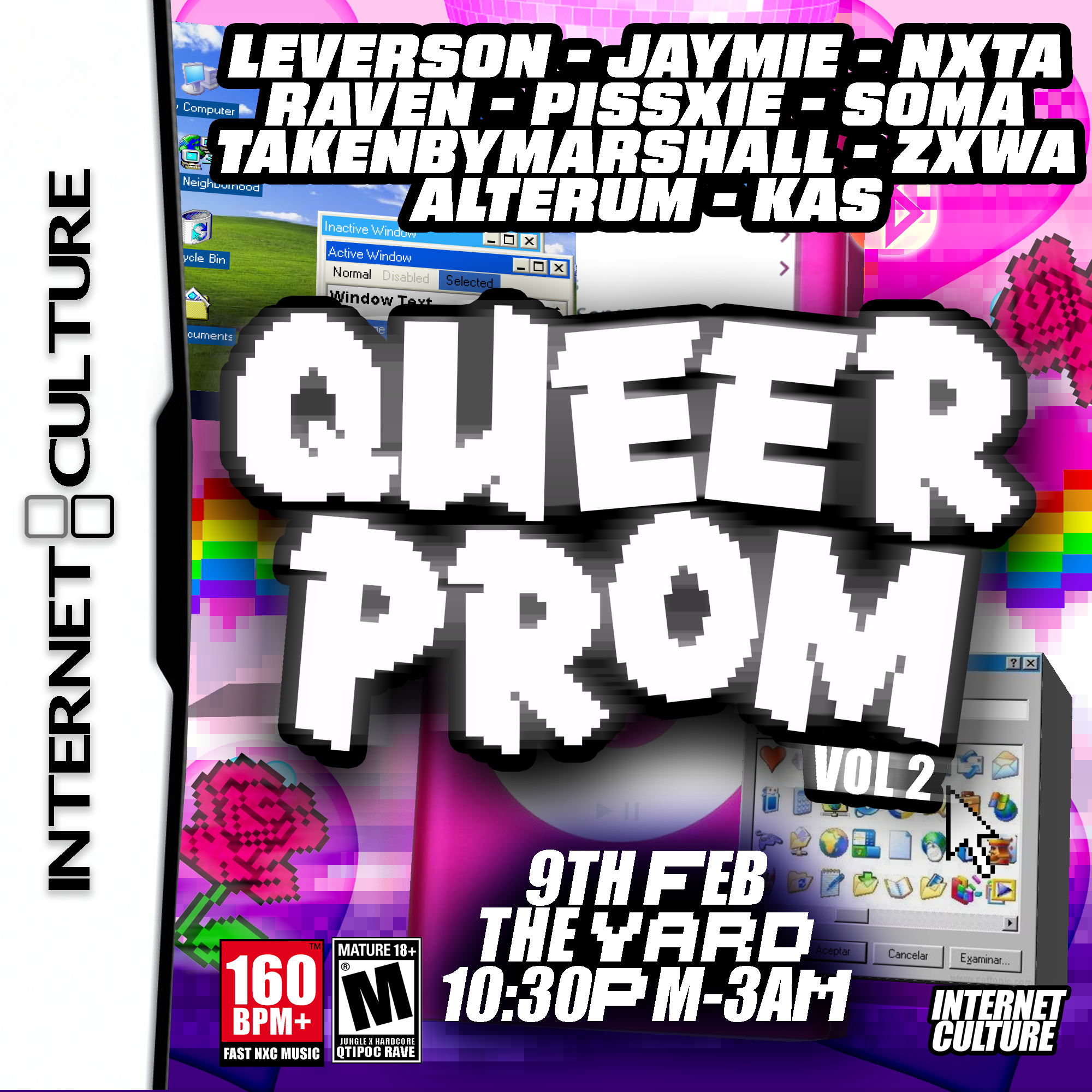 QUEER PROM VOL 2 // NXC X HYPERPOP X JUNGLE X HARDSTYLE RAVE at The Yard, London