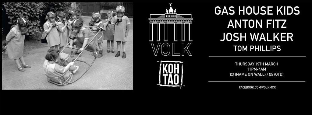 Volk presents: Gas House Kids, Anton Fitz & Josh Walker en Koh Tao ...