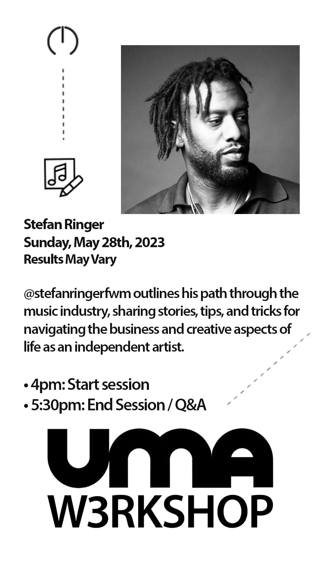 Stefan Ringer - "Results May Vary" en Underground Music Academy, Detroit