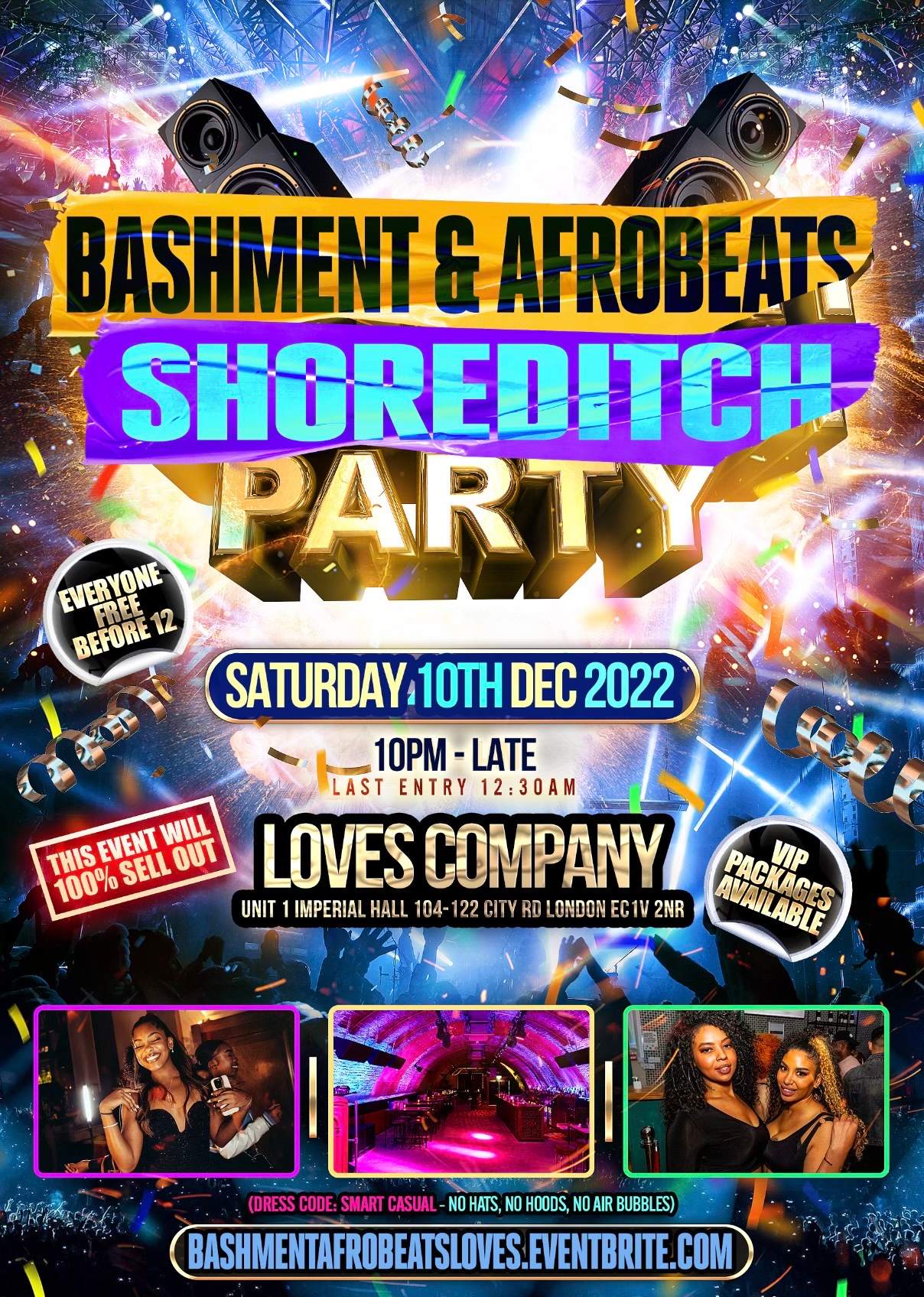 Bashment X Afrobeats Shoreditch Party - London's Biggest Bashment Party ...