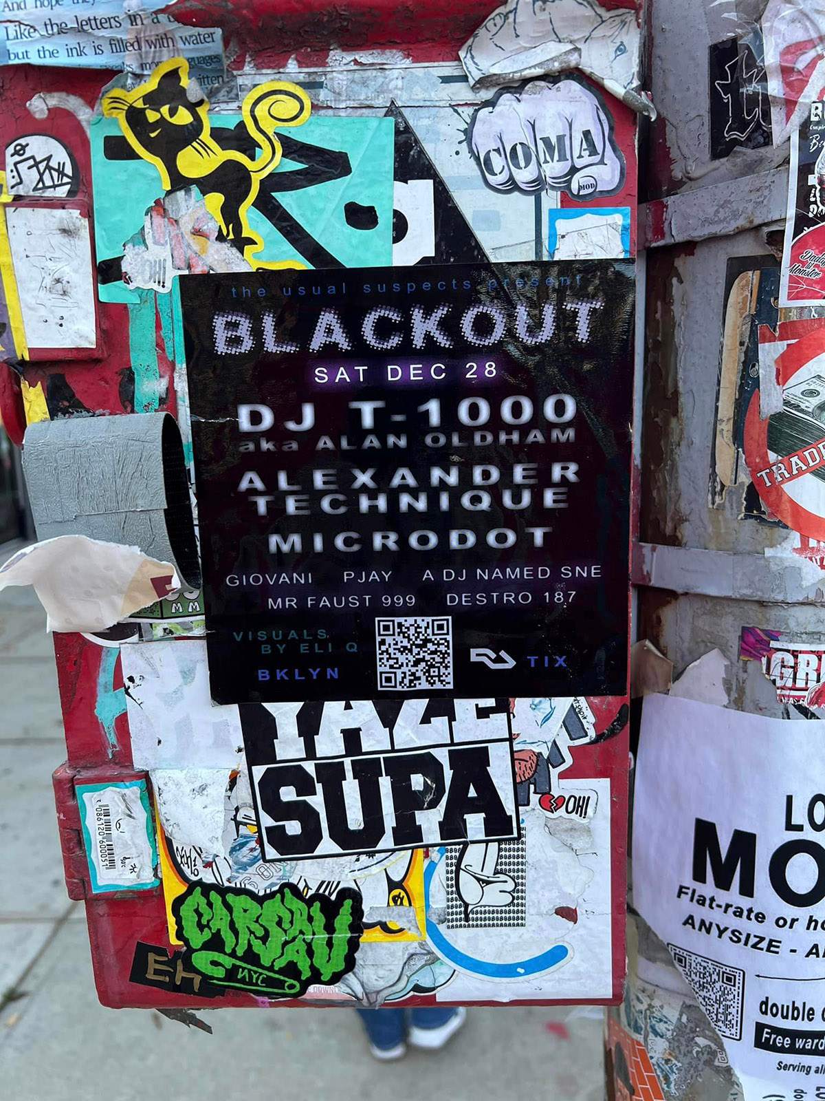 BLACKOUT - DJ T-1000 aka Alan Oldham, Alexander Technique, Microdot ...