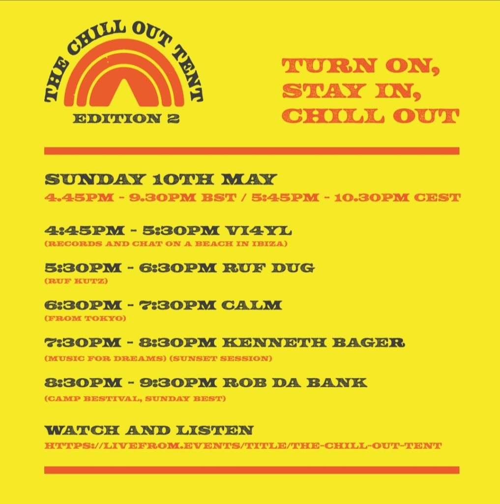 The Chill Out Tent Edition 2 at Livestream, Streamland