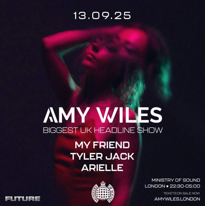 Amy Wiles (Biggest UK Headline Show) at Ministry Of Sound, London