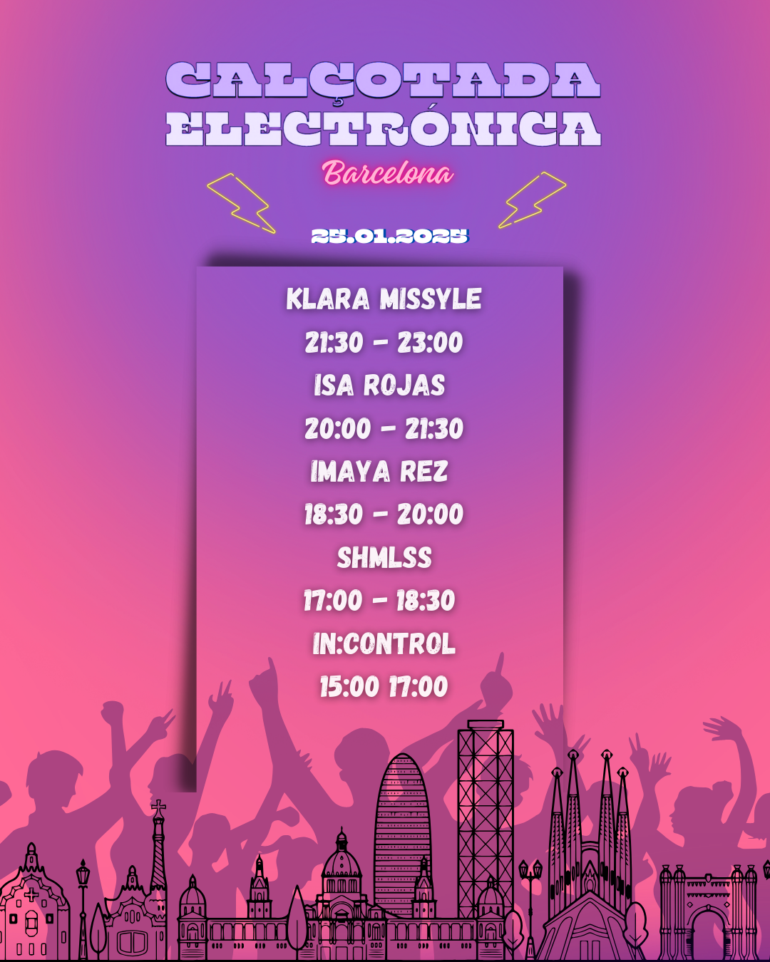 Calçotada electronica Barcelona,La Original,25.01|Klara Missyle,Isa ...