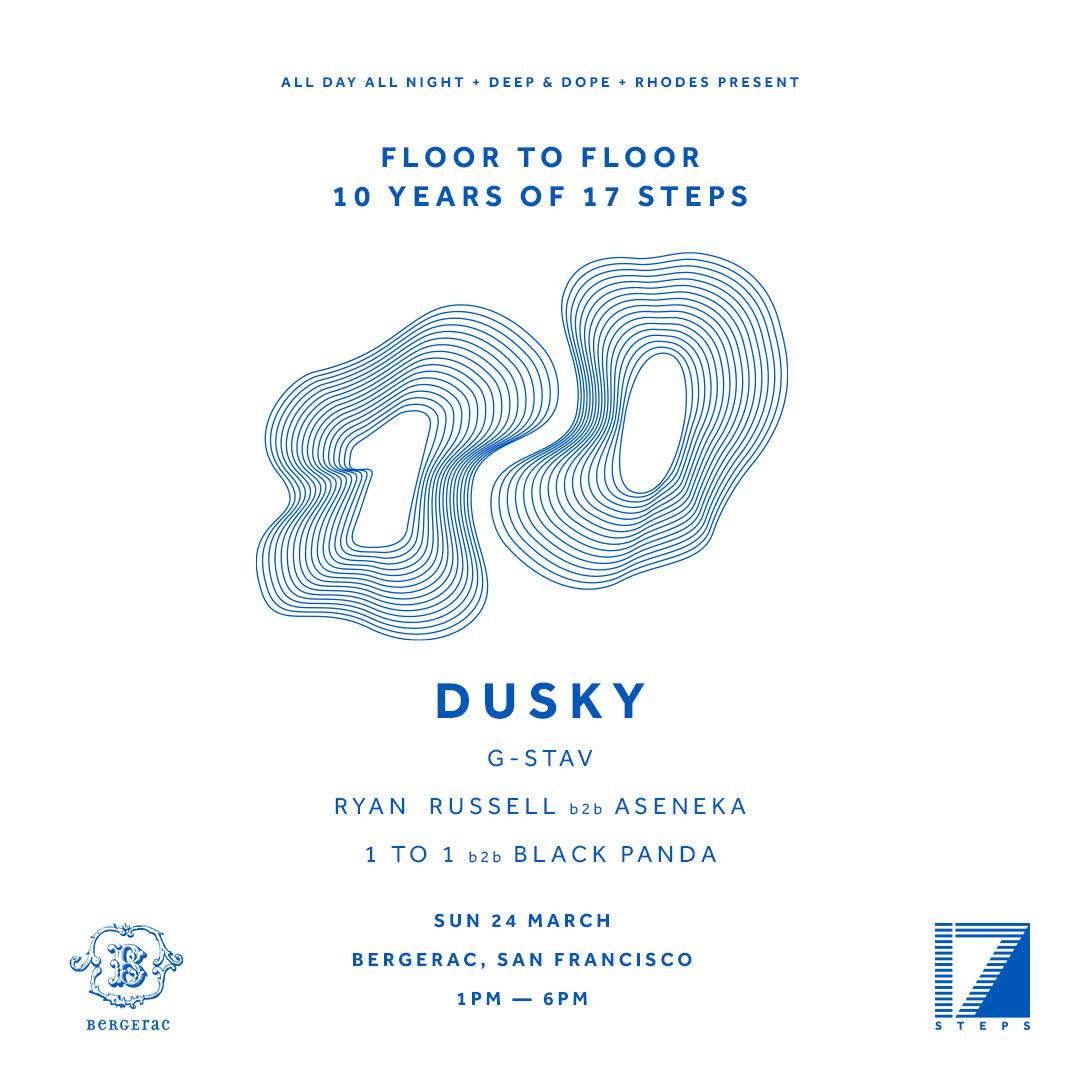 Day Party with Dusky at Bergerac, San Francisco/Oakland