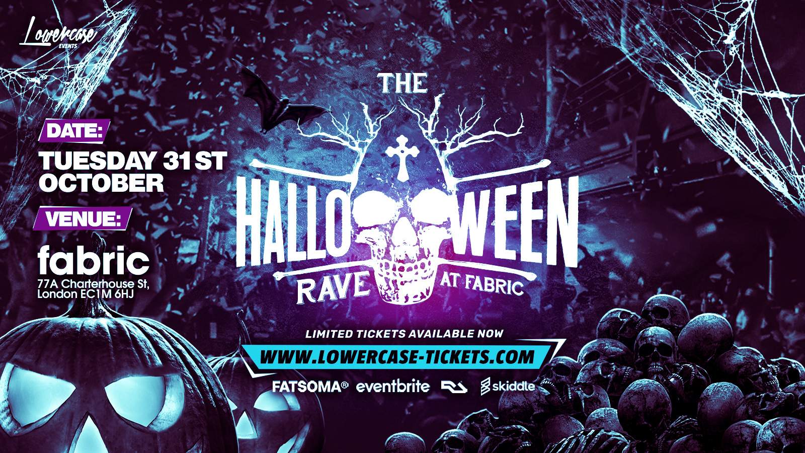 [SOLD OUT] The Halloween Rave at Fabric! Halloween 2023 at Private Hire ...