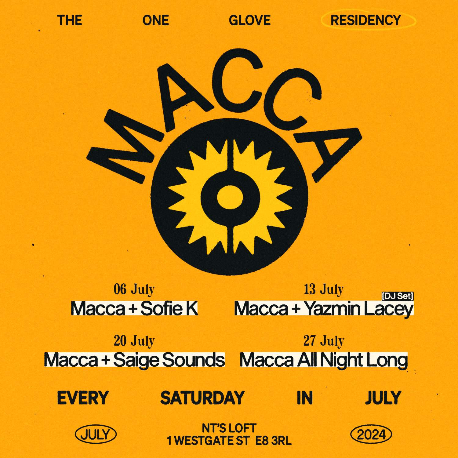 NT's Loft: The One Glove Residency - with Macca All Night Long - Week 4 ...